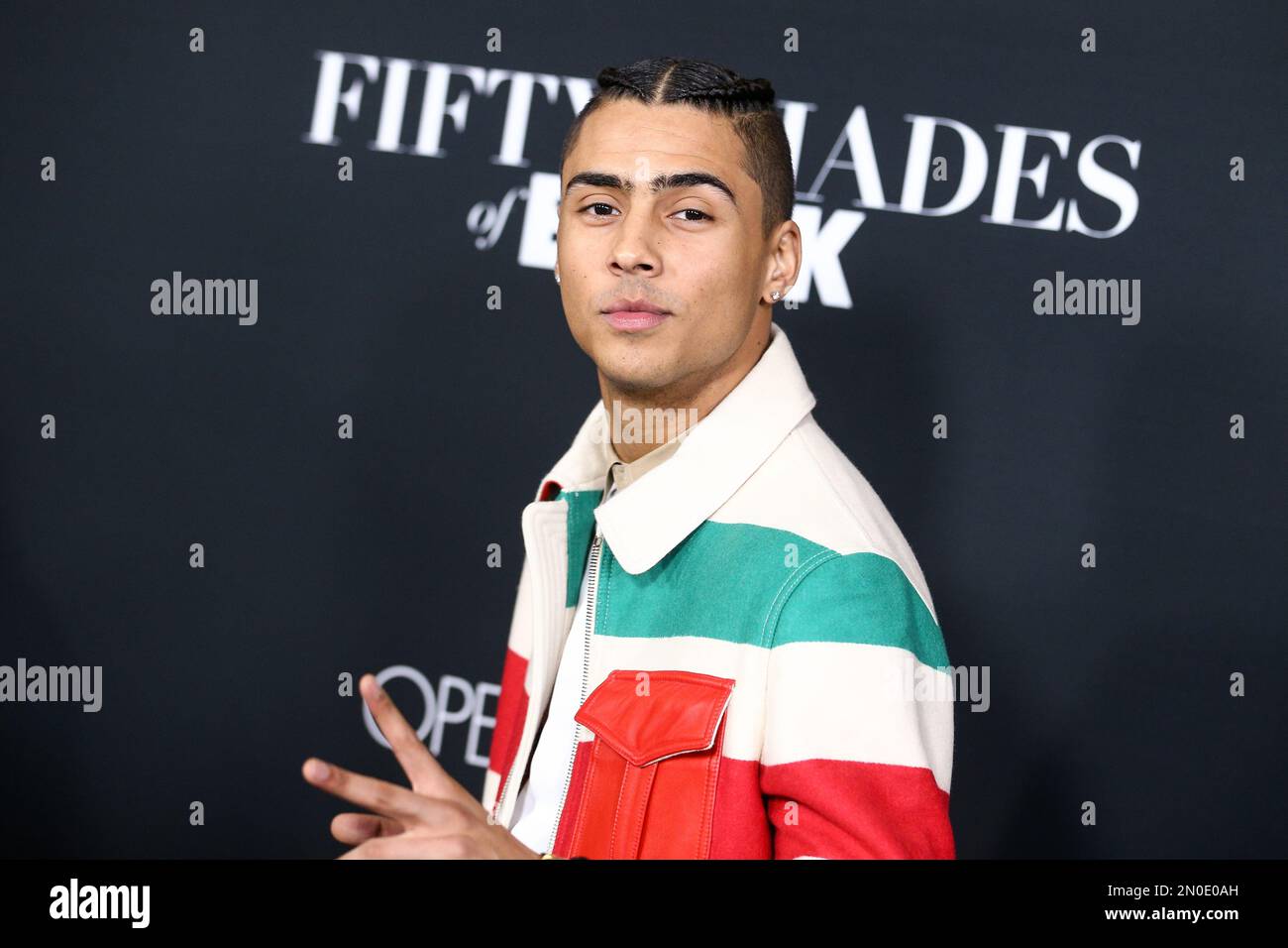 Quincy Brown attends the LA Premiere of "50 Shades of Black" held at ...