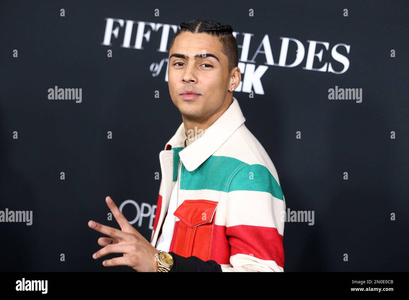 Quincy Brown attends the LA Premiere of "50 Shades of Black" held at ...
