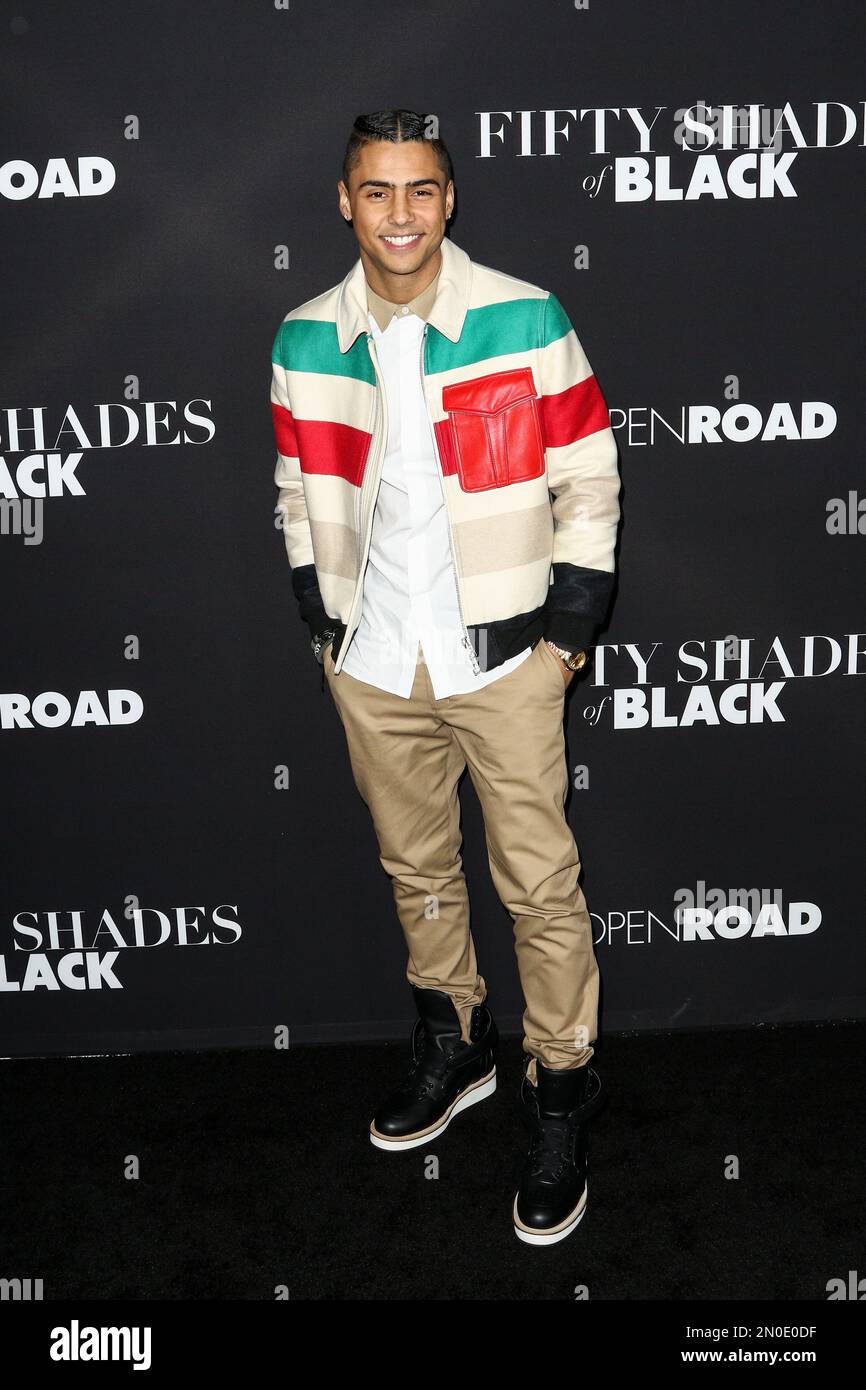 Quincy Brown attends the LA Premiere of "50 Shades of Black" held at ...