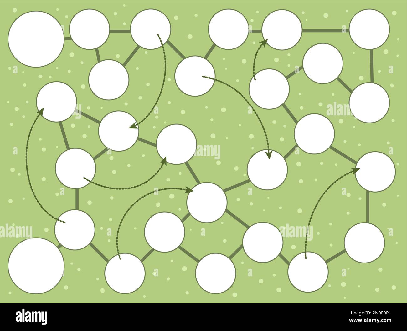 Vector boardgame template. Blank black and white board game isolated on ...