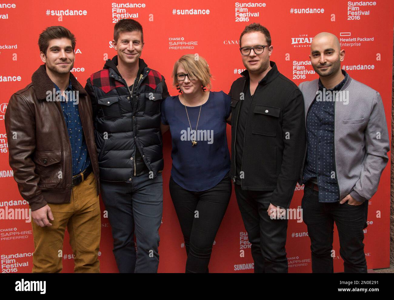 From left, producers David Bernon, Paul Bernon, Mel Eslyn, Sam Slater ...