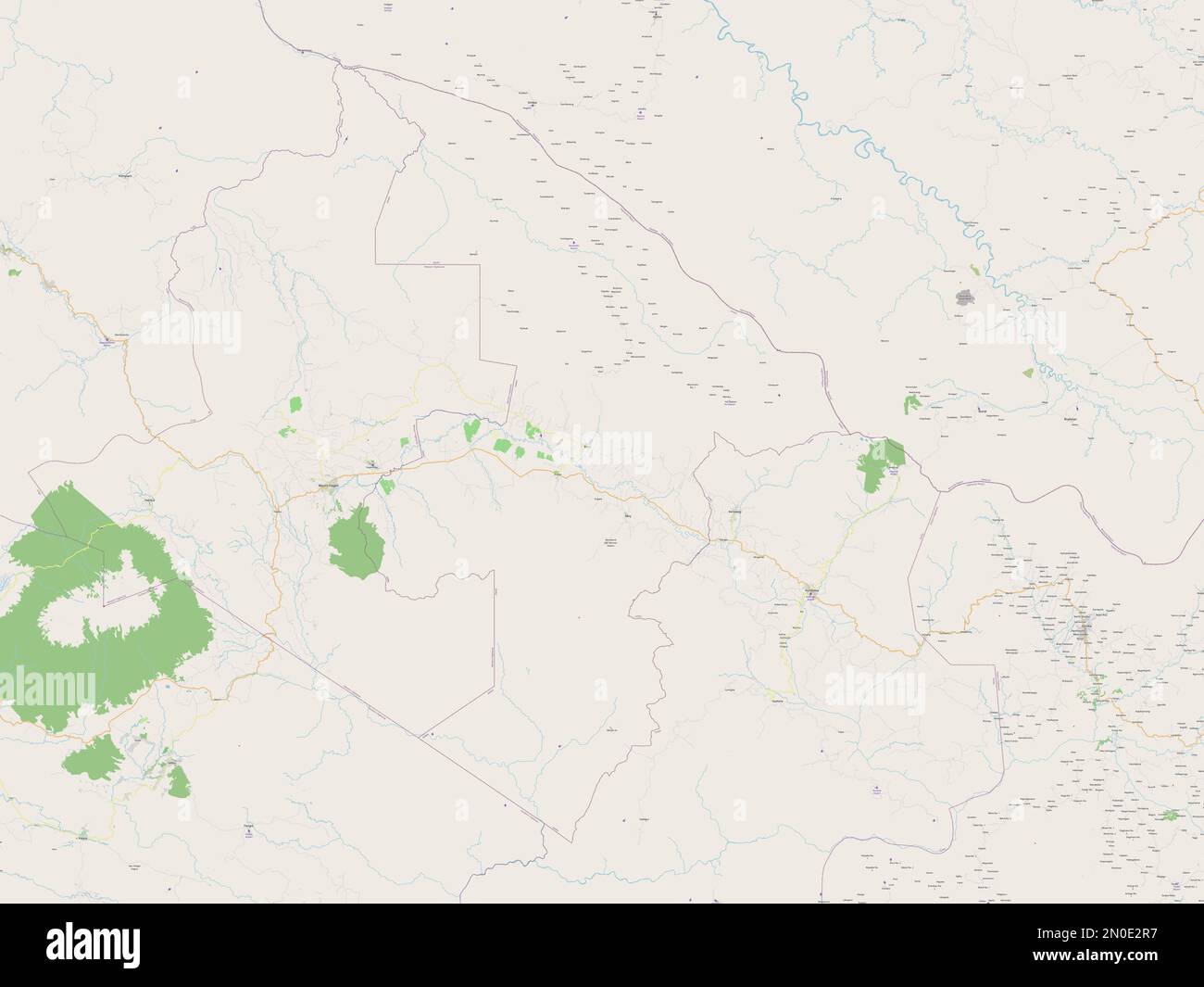 Jiwaka, province of Papua New Guinea. Open Street Map Stock Photo - Alamy