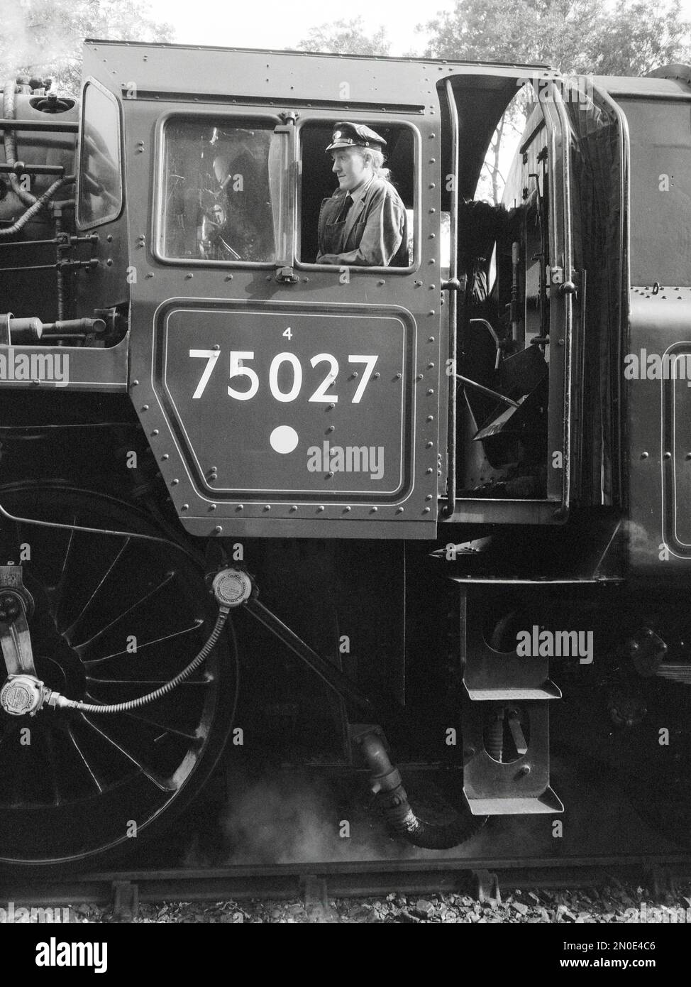 Bluebell Line Steam Railway - Locomotive details Stock Photo - Alamy