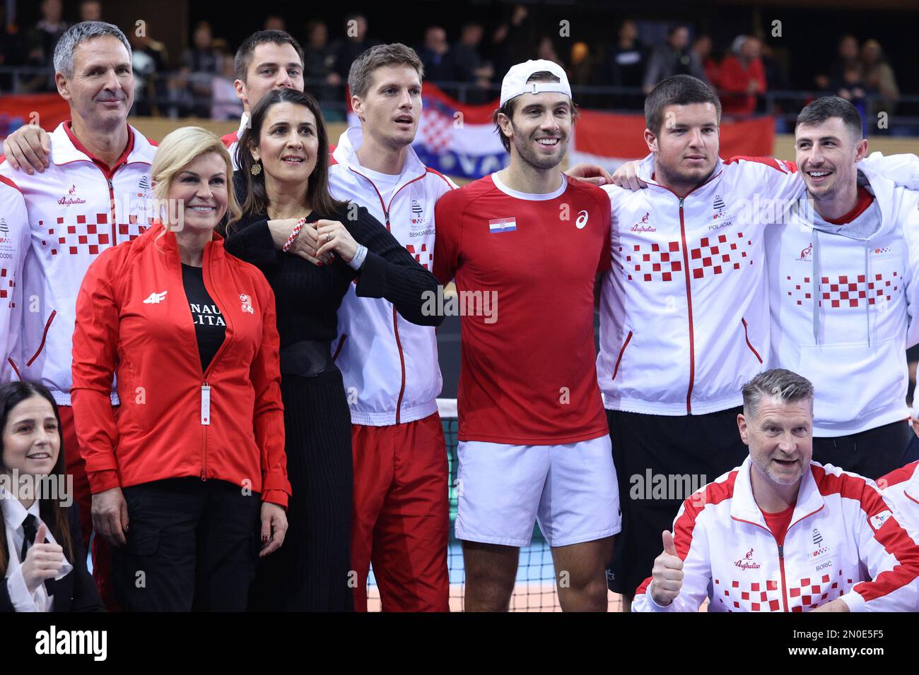 RIJEKA, CROATIA - FEBRUARY 05: Former president Kolinda Grabar ...