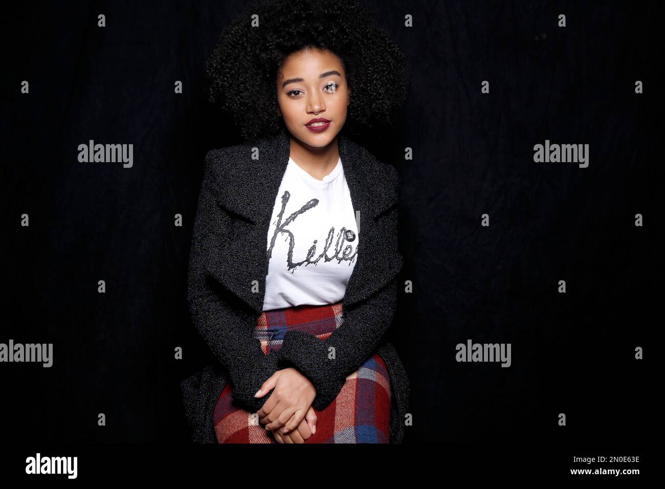 Actress Amandla Stenberg poses for a portrait to promote the film, "As ...