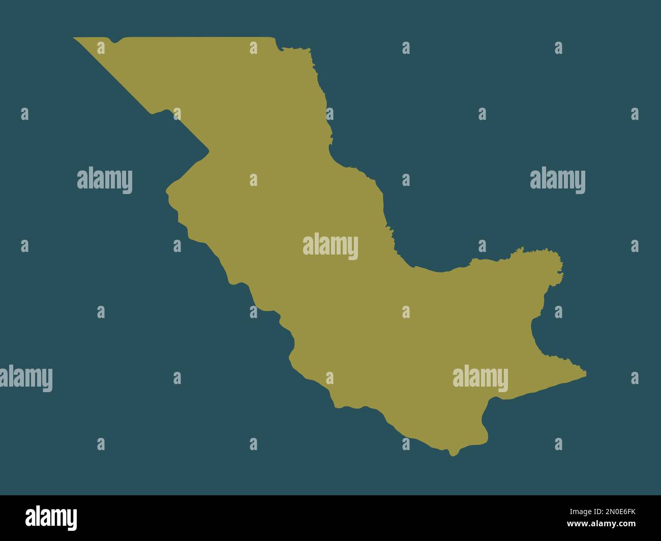 Oro, province of Papua New Guinea. Solid color shape Stock Photo - Alamy