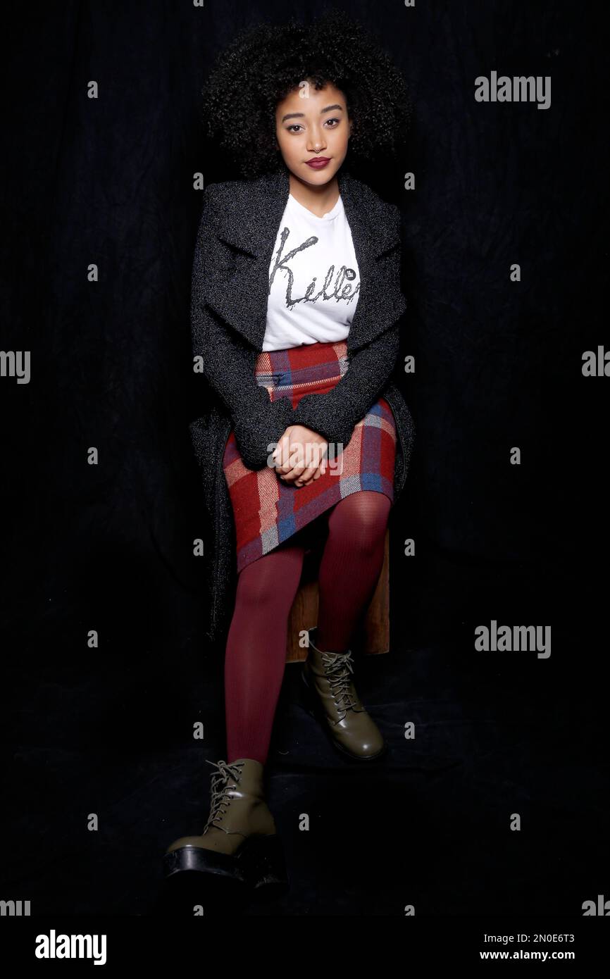 Actress Amandla Stenberg poses for a portrait to promote the film, "As ...