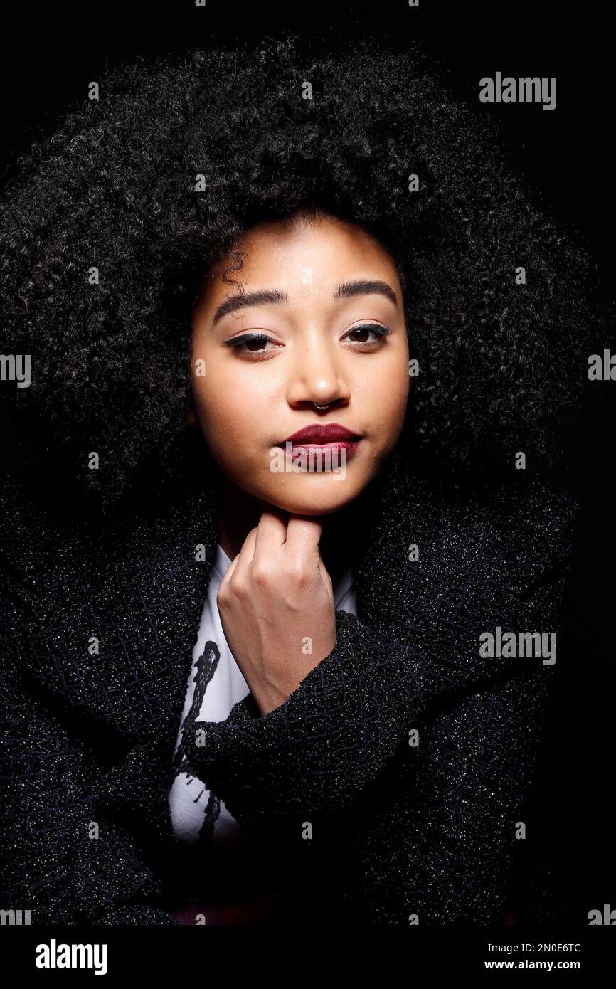 Actress Amandla Stenberg poses for a portrait to promote the film, "As ...