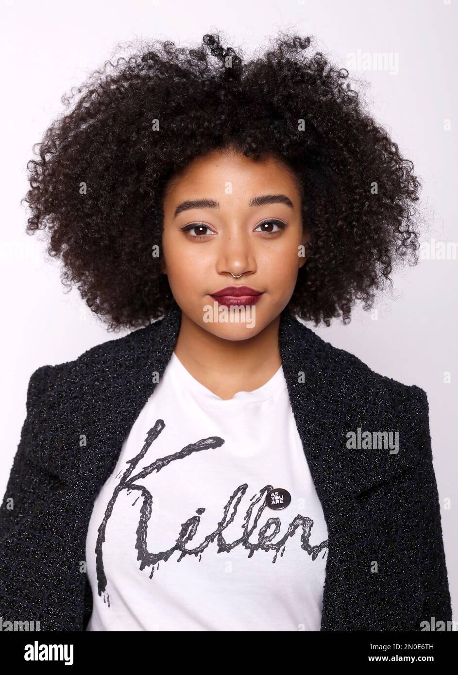 Actress Amandla Stenberg poses for a portrait to promote the film, "As ...