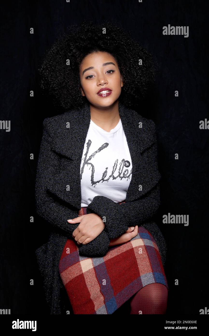 Actress Amandla Stenberg poses for a portrait to promote the film, "As ...