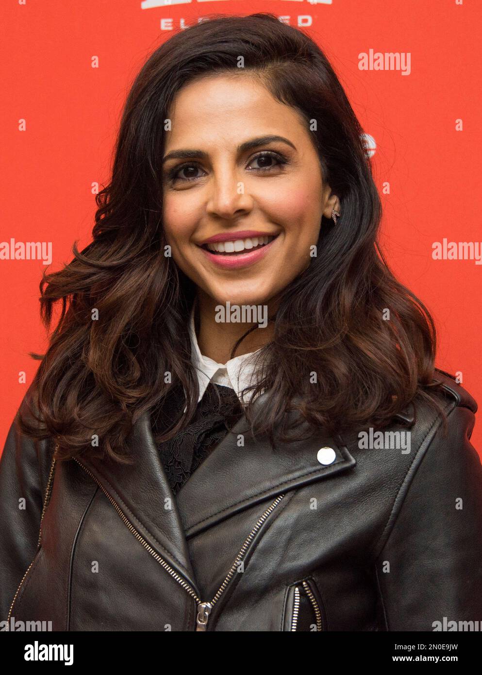 Actress Azita Ghanizada poses at the premiere of "Complete Unknown ...