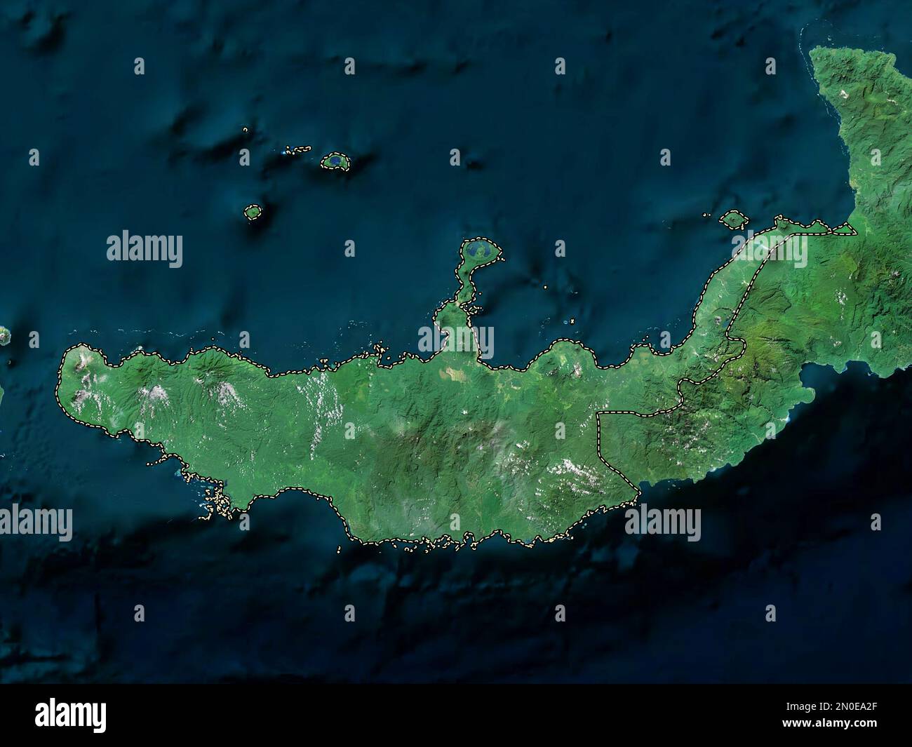 West New Britain, province of Papua New Guinea. High resolution ...