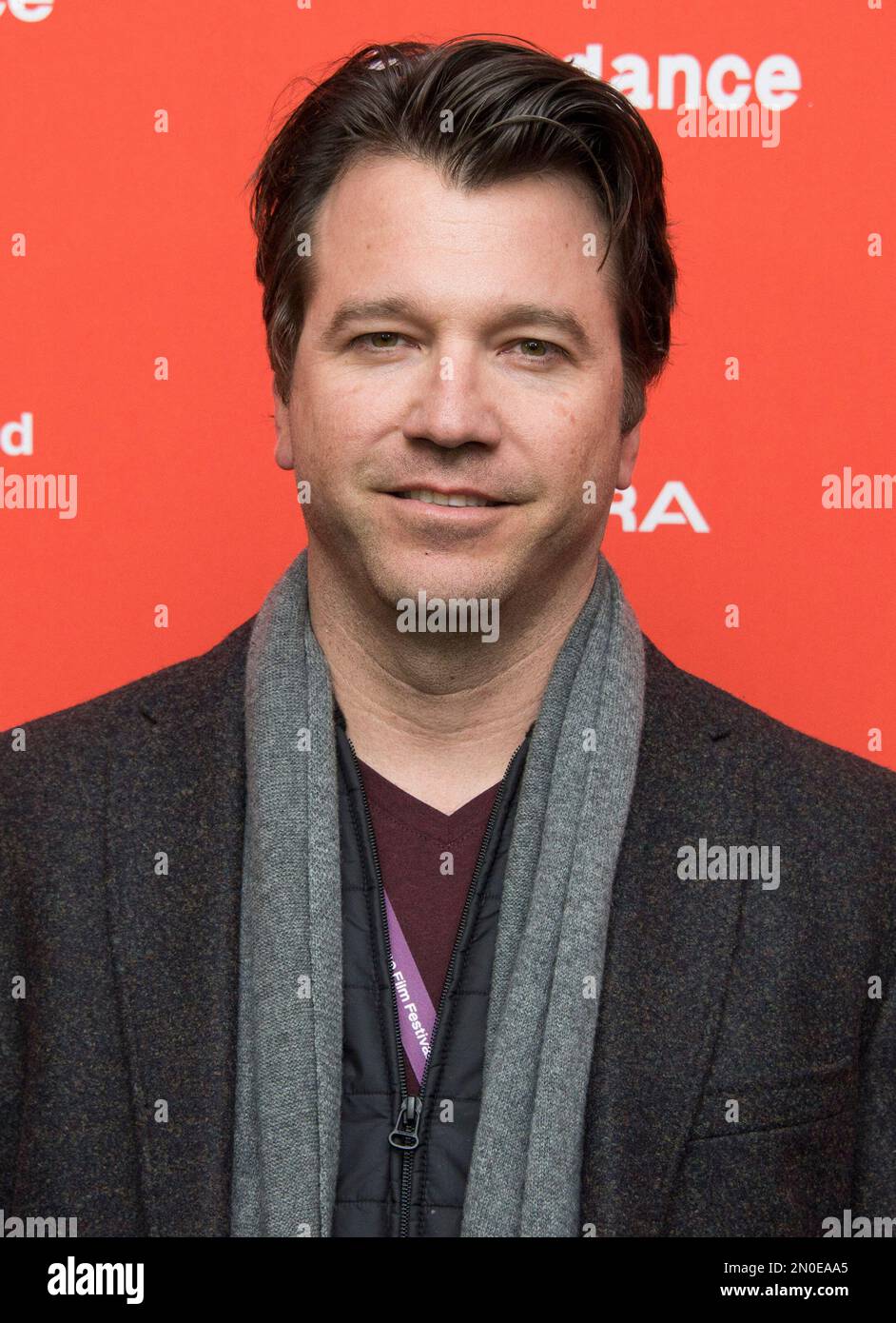 Producer Chris Ivan Cevic poses at the premiere of "Outlaws and Angels" during the 2016 Sundance ...