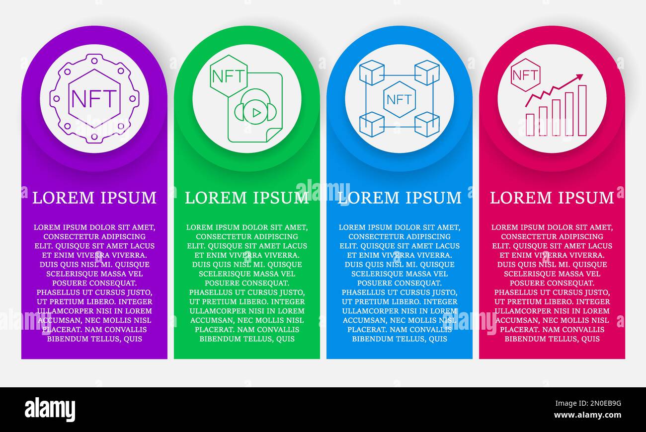 NFT vector icon card. Non-fungible token. vector Stock Vector Image & Art - Alamy