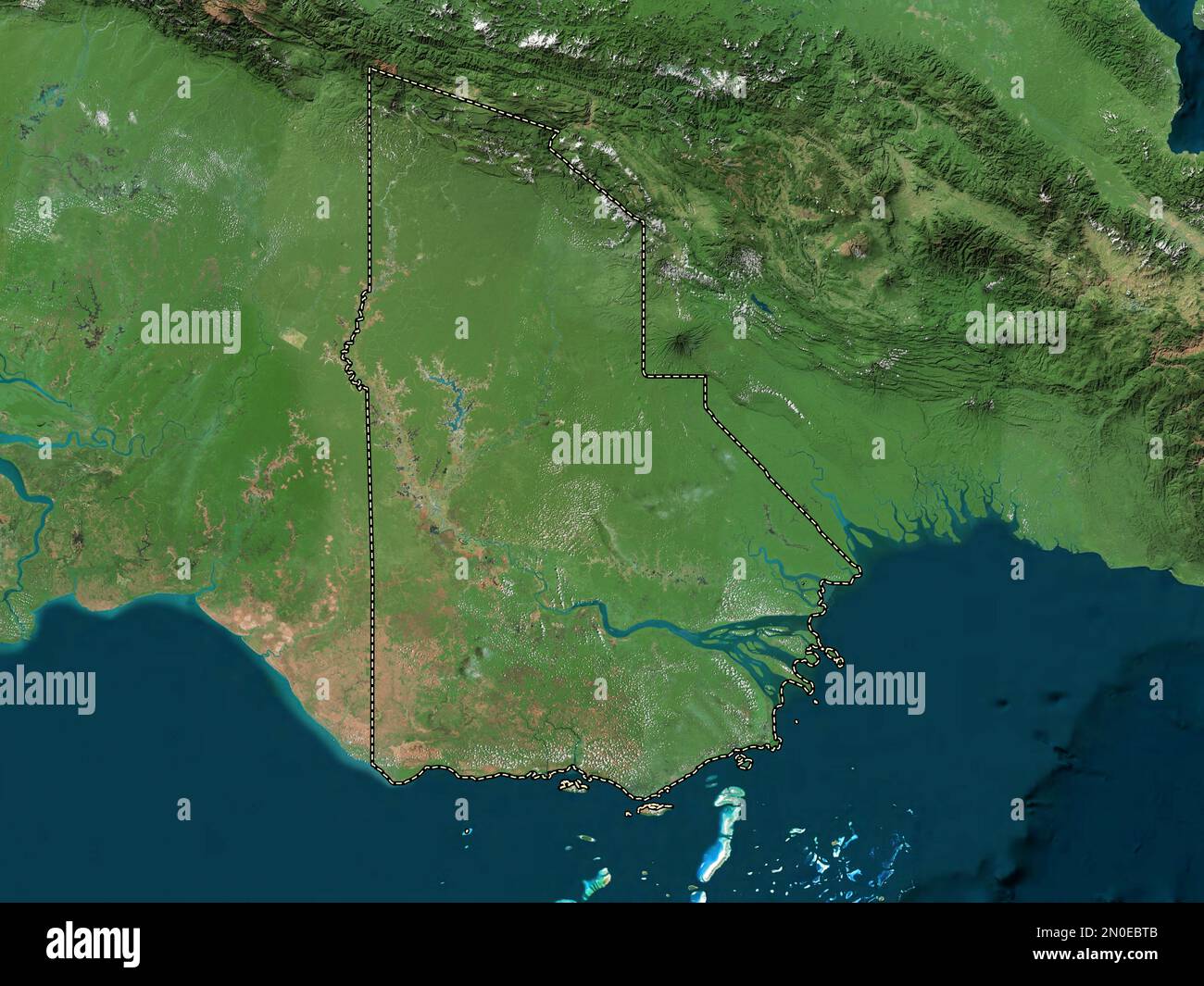 Western Province, province of Papua New Guinea. High resolution ...