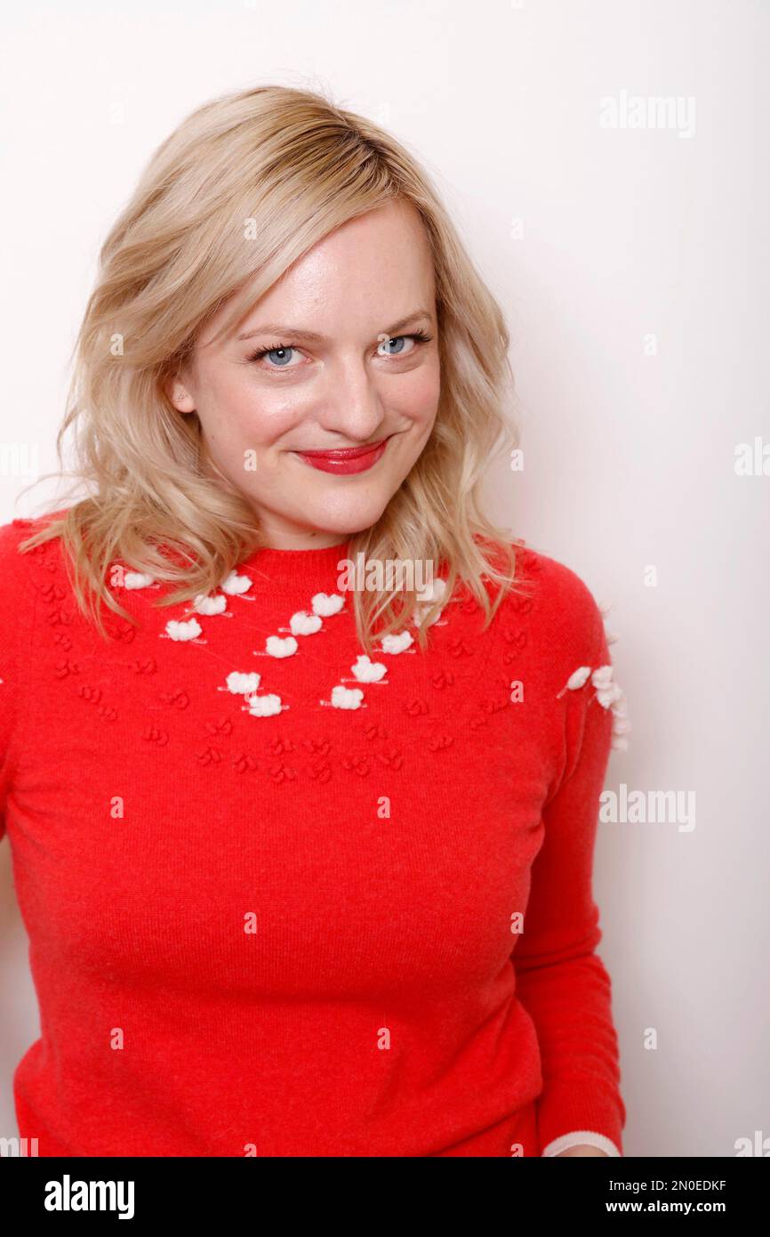 Actress Elisabeth Moss poses for a portrait to promote the film, "The ...