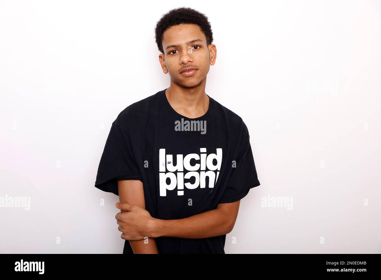 Rapper Ezri Walker poses for a portrait to promote the film, "The Land ...