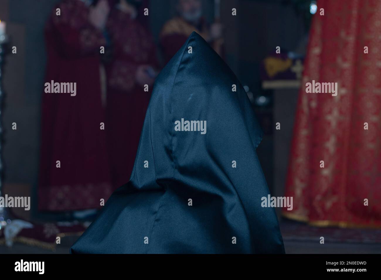 Priest during the rite hi-res stock photography and images - Alamy