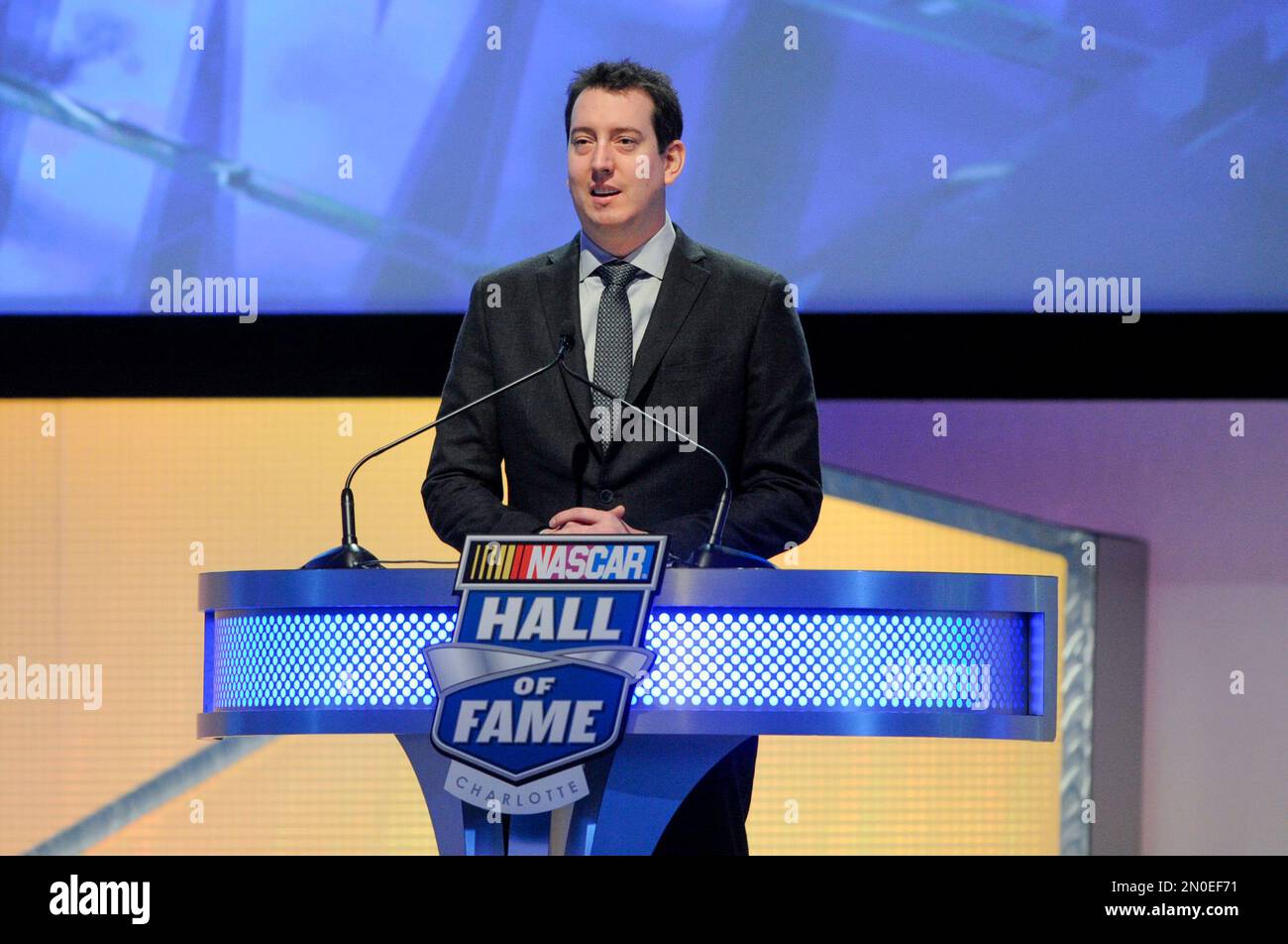 Current NASCAR Sprint Cup Champion Kyle Busch introduces inductee Terry ...
