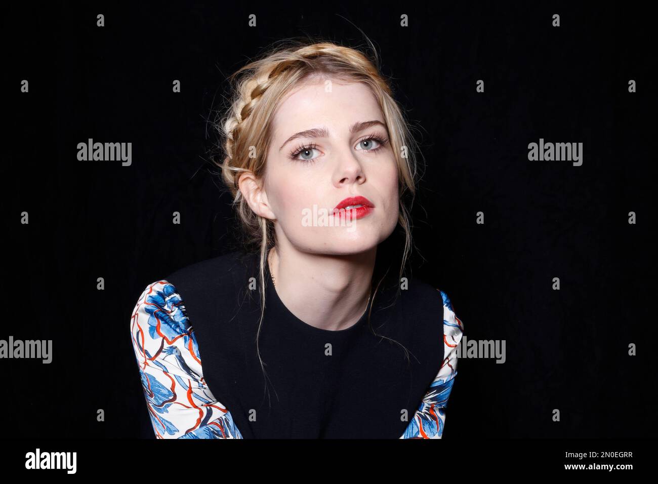 Actress Lucy Boynton poses for a portrait to promote the film, "Sing ...