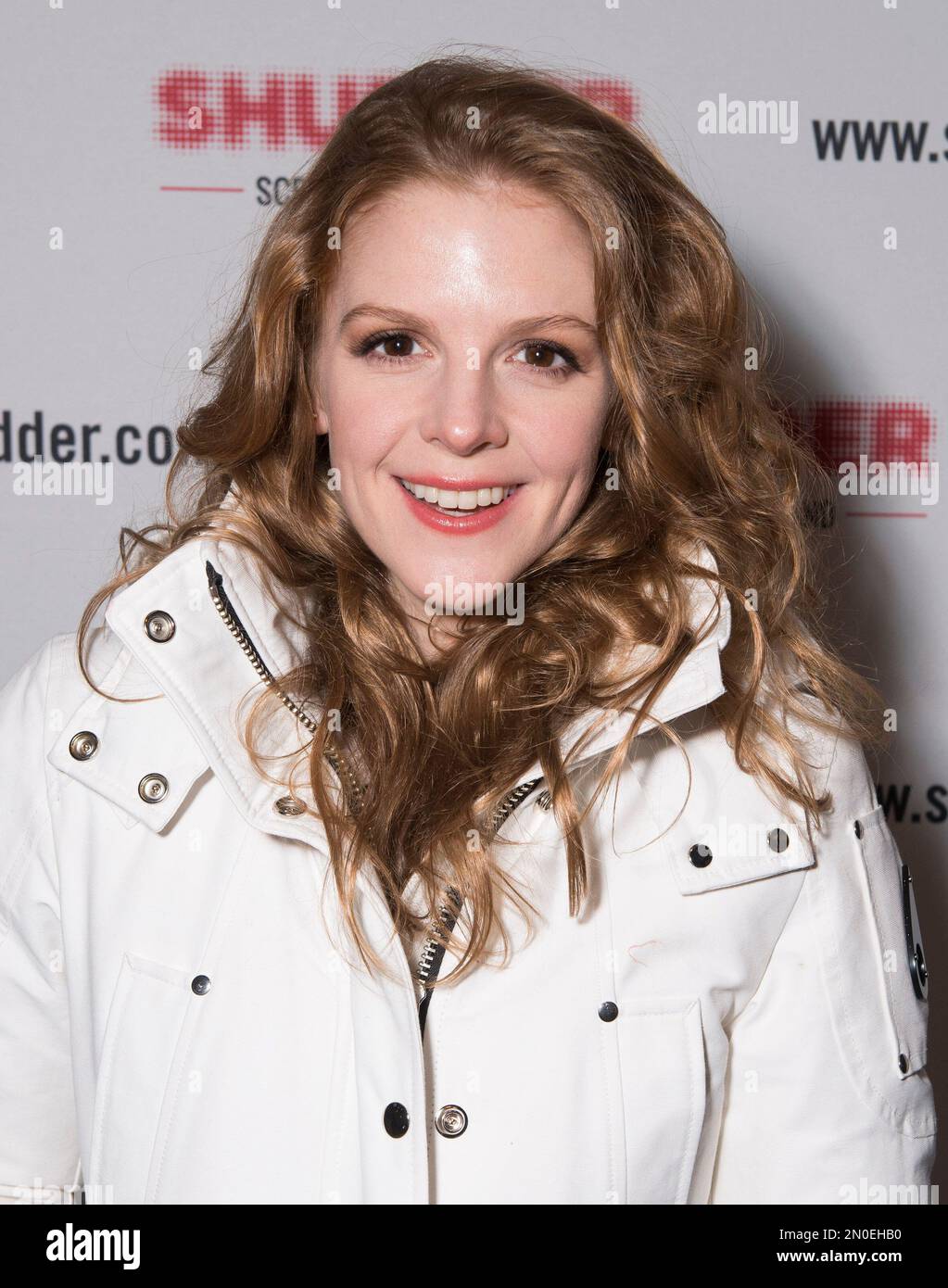 Actress Ashley Bell poses at the Shudder/Midnight party during the 2016 ...