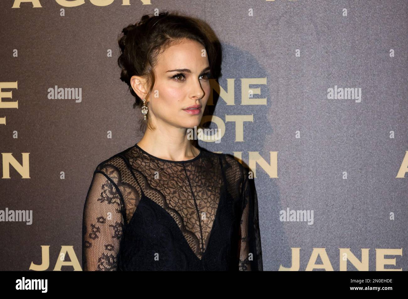 Actress Natalie Portman poses as she arrives for the French premiere of ...