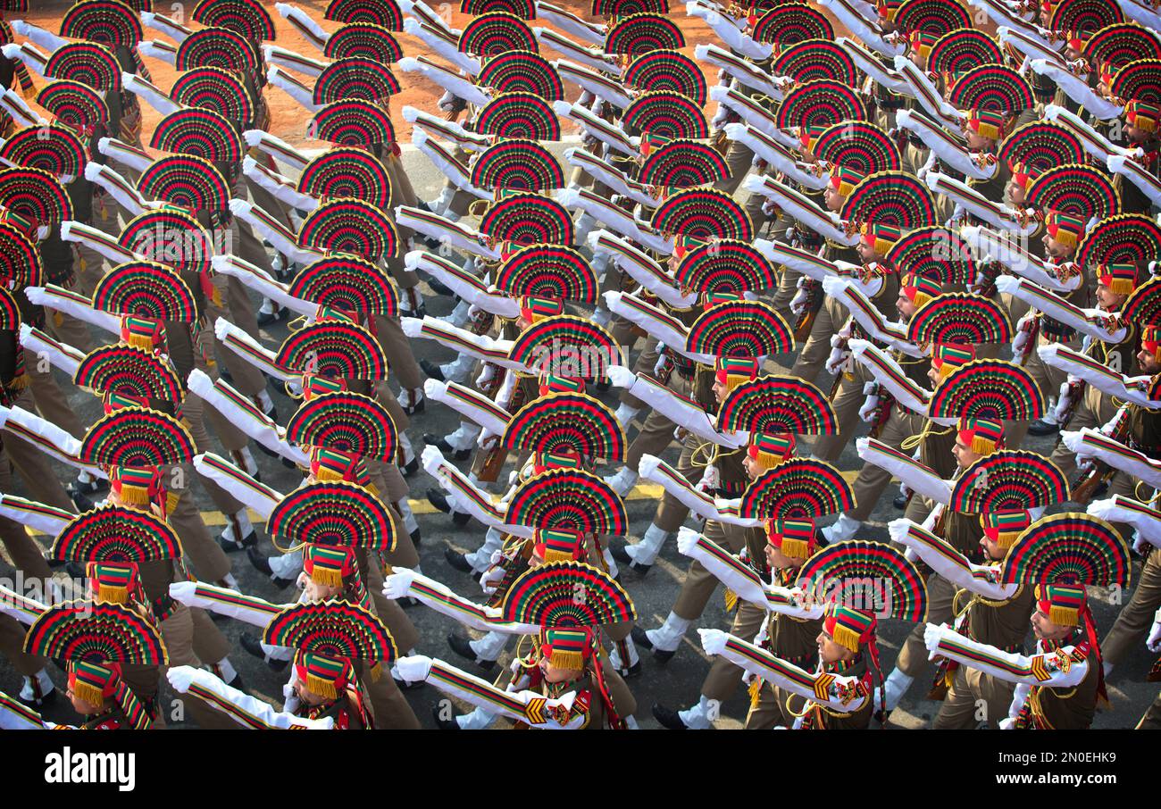 FILE - In this Saturday, Jan. 23, 2016, file photo, Indian paramilitary ...