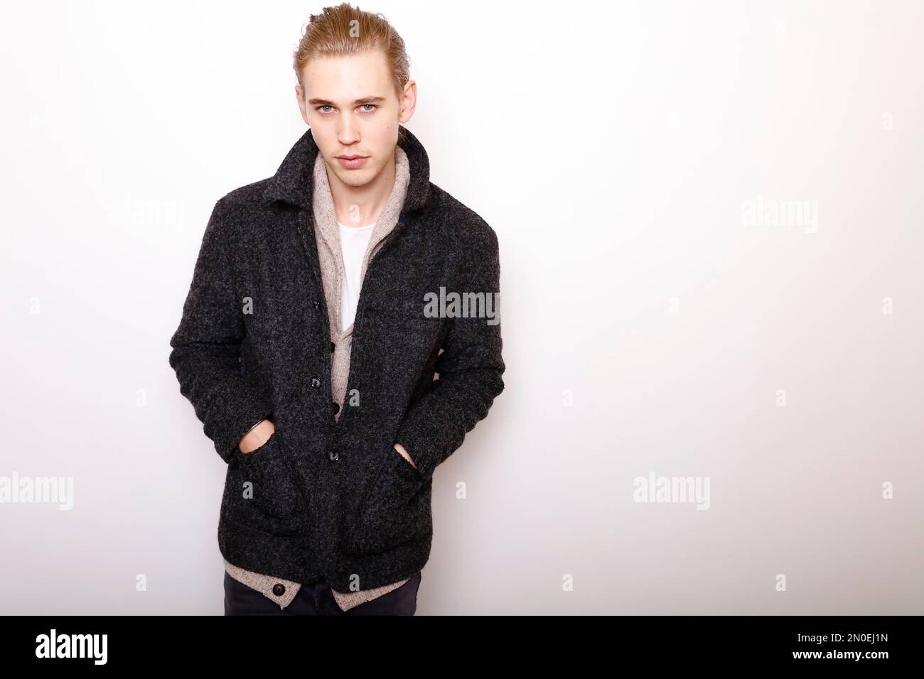 Actor Austin Butler poses for a portrait to promote the film, "Yoga ...