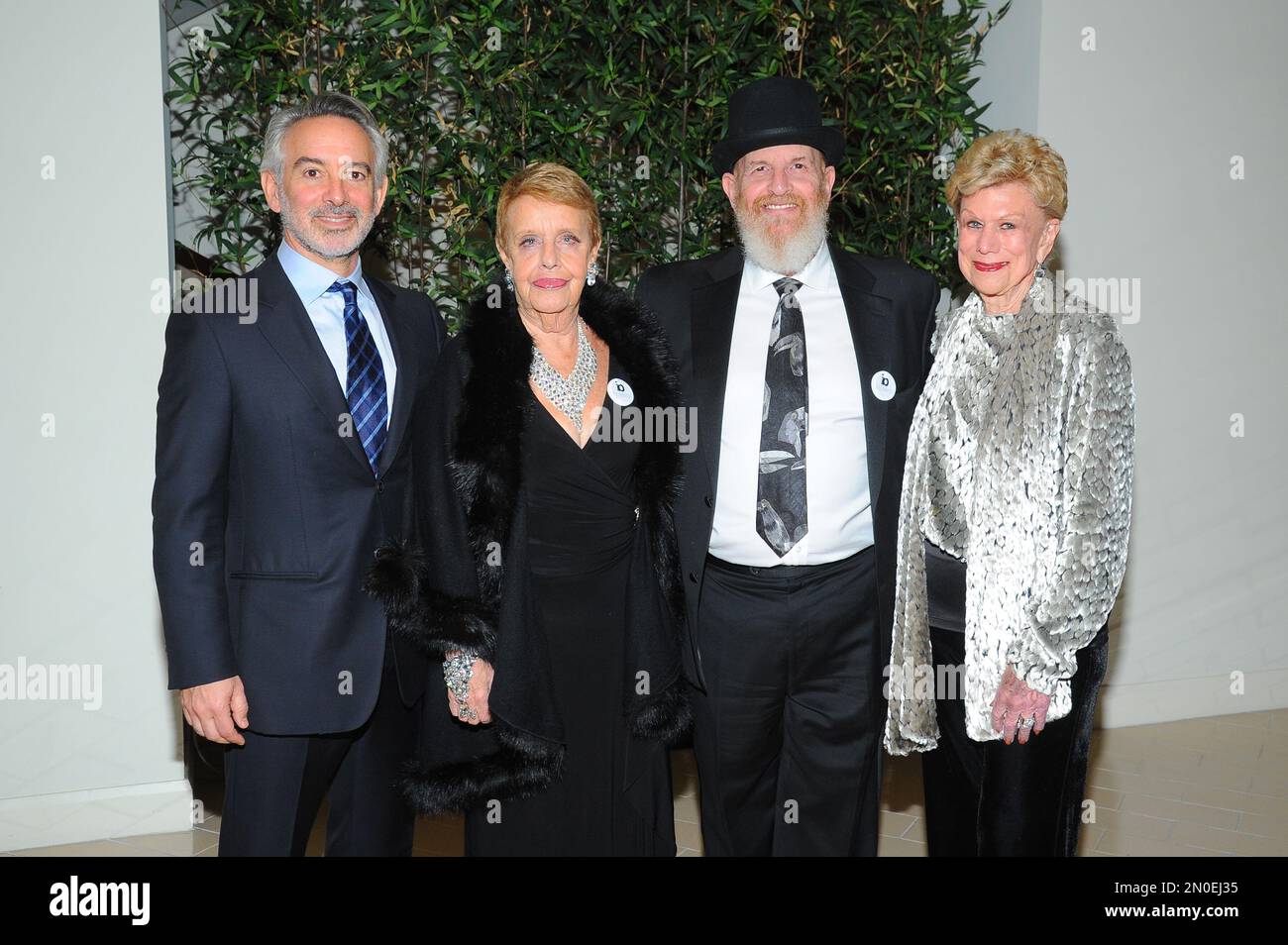 From left: Chairman of the Board Dr. Bill Resnick, honorary co-chairs ...
