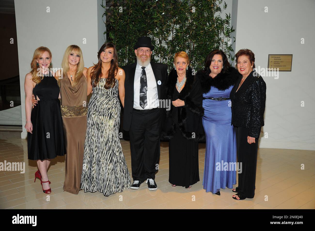 From left: Gala co-chairs Lise Applebaum and Meryl Kern, Abi Rosen ...