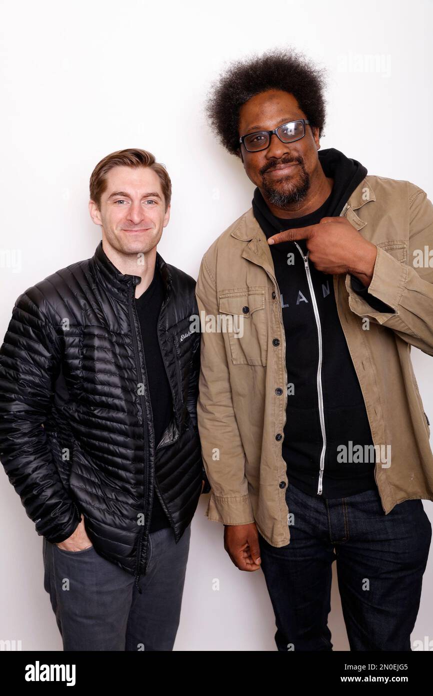 Producer Jimmy Fox, left, and comedian W. Kamau Bell pose for a ...