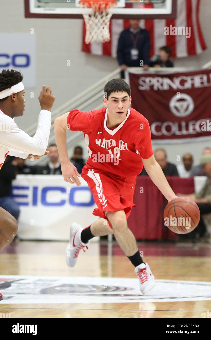 Mater Dei's Spencer Freedman #12 in action against Oak Hill Academy ...