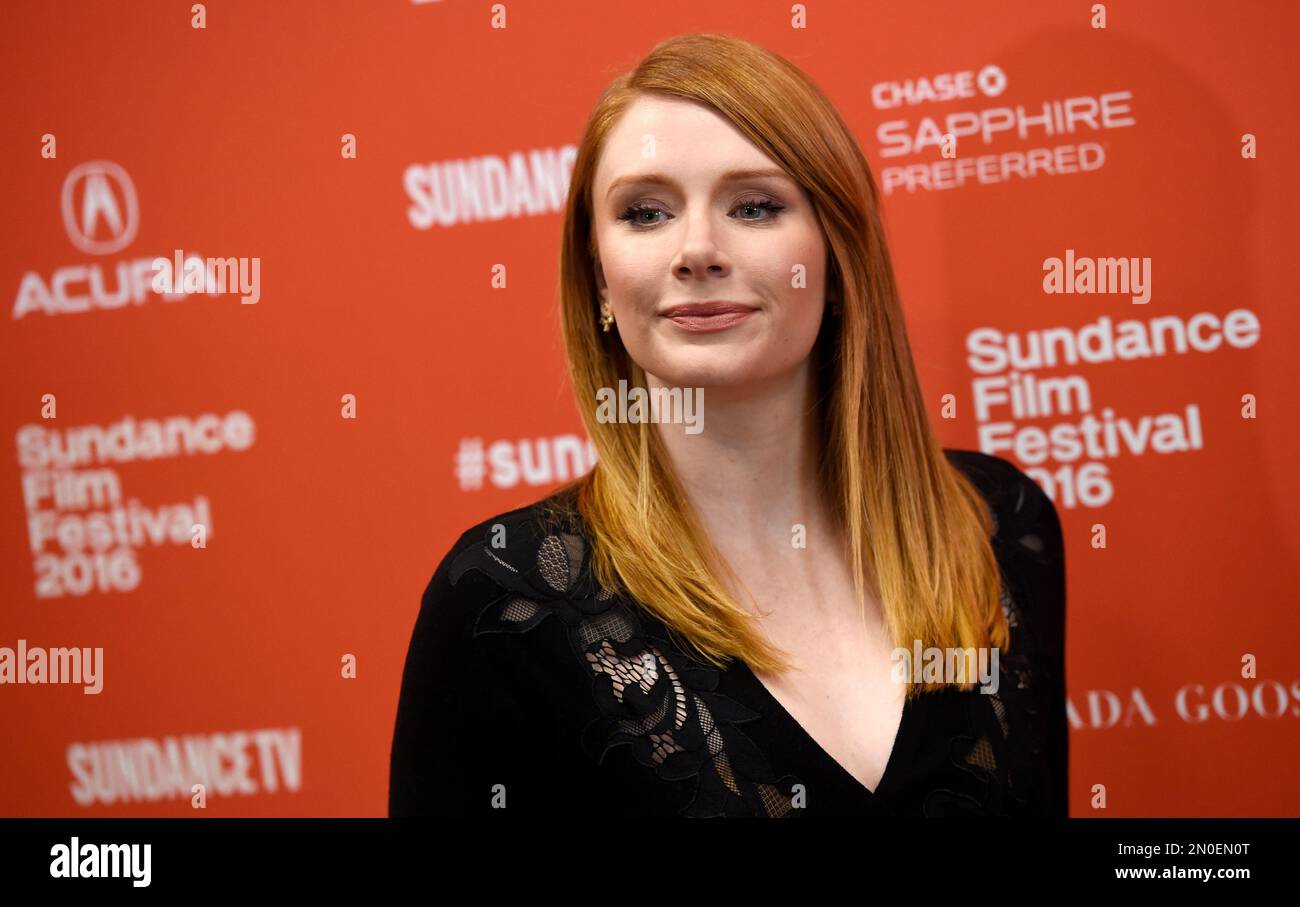 Bryce Dallas Howard, director of the short film "Solemates," poses ...