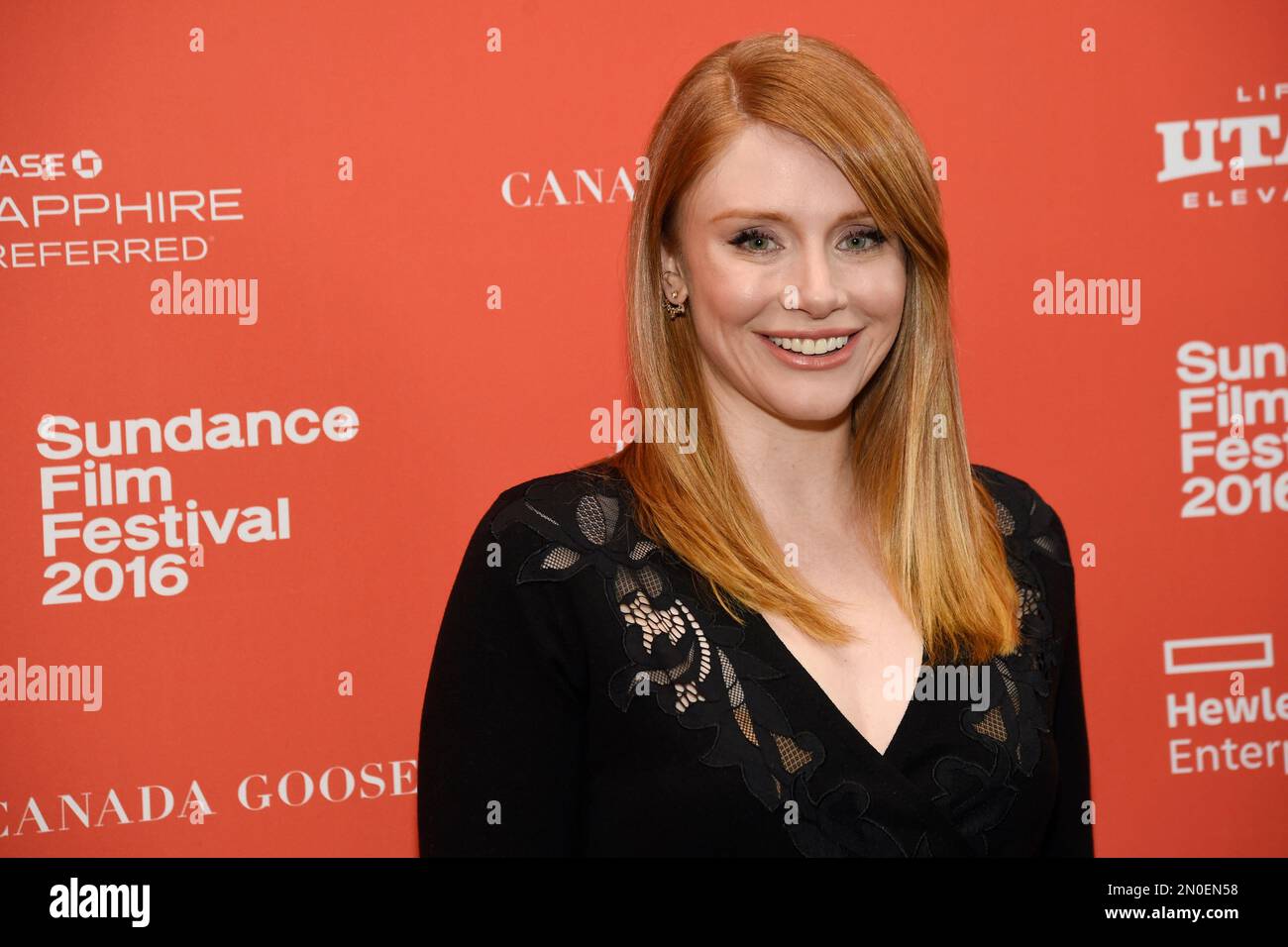 Bryce Dallas Howard, director of the short film "Solemates," poses ...