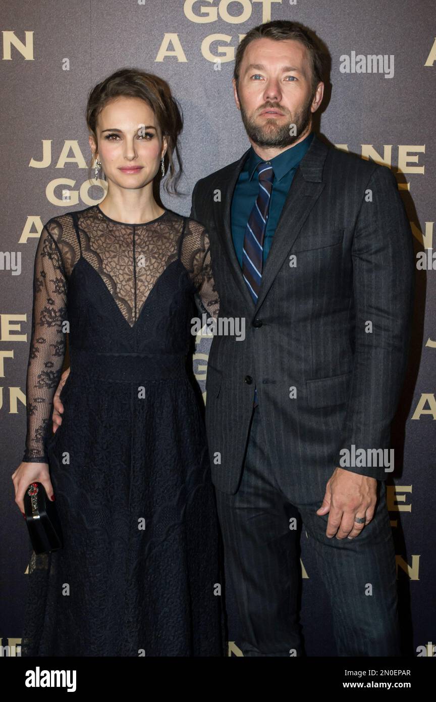 US actress Natalie Portman, left and Australian actor Joel Edgerton ...
