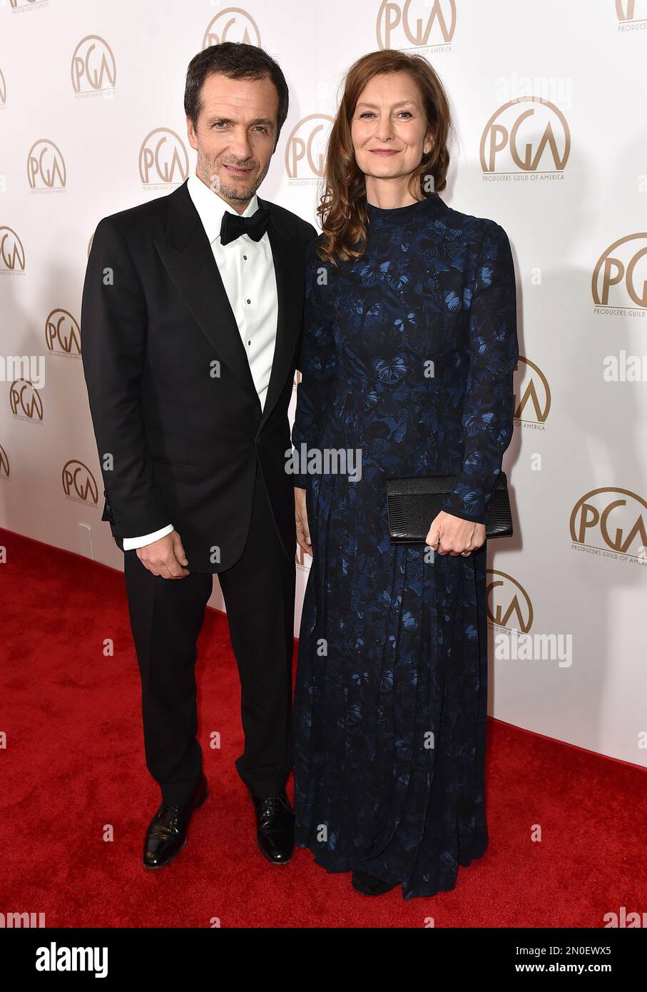 David Heyman, left, and Rose Uniacke arrive at the 27th annual ...