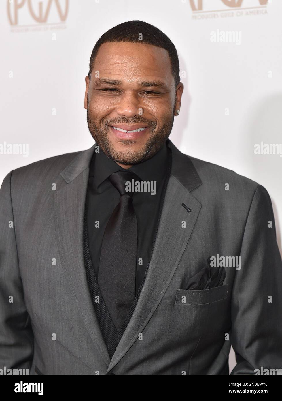 Anthony Anderson arrives at the 27th annual Producers Guild Awards at ...