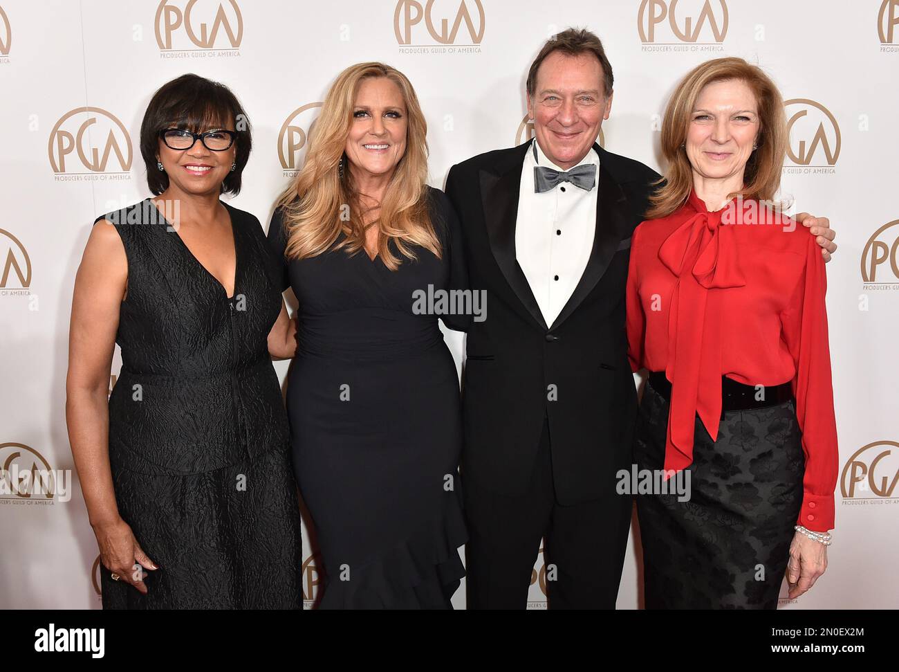 Academy CEO Dawn Hudson, from left, PGA President Lori McCreary, PGA ...