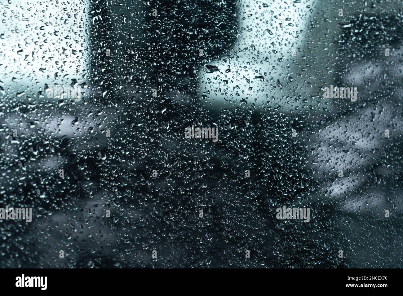 Water drops on the window Stock Photo - Alamy