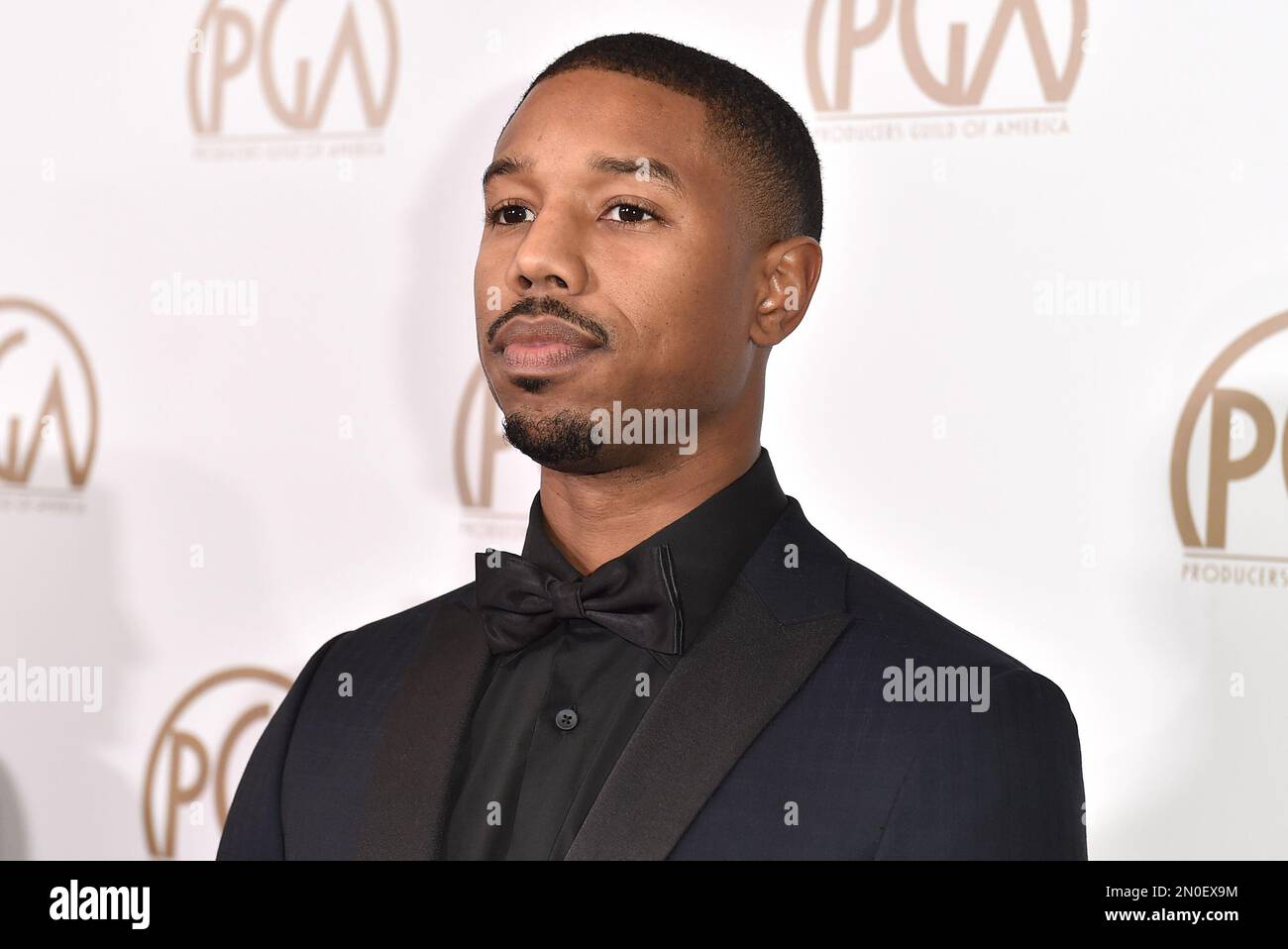 Michael B. Jordan arrives at the 27th annual Producers Guild Awards at ...