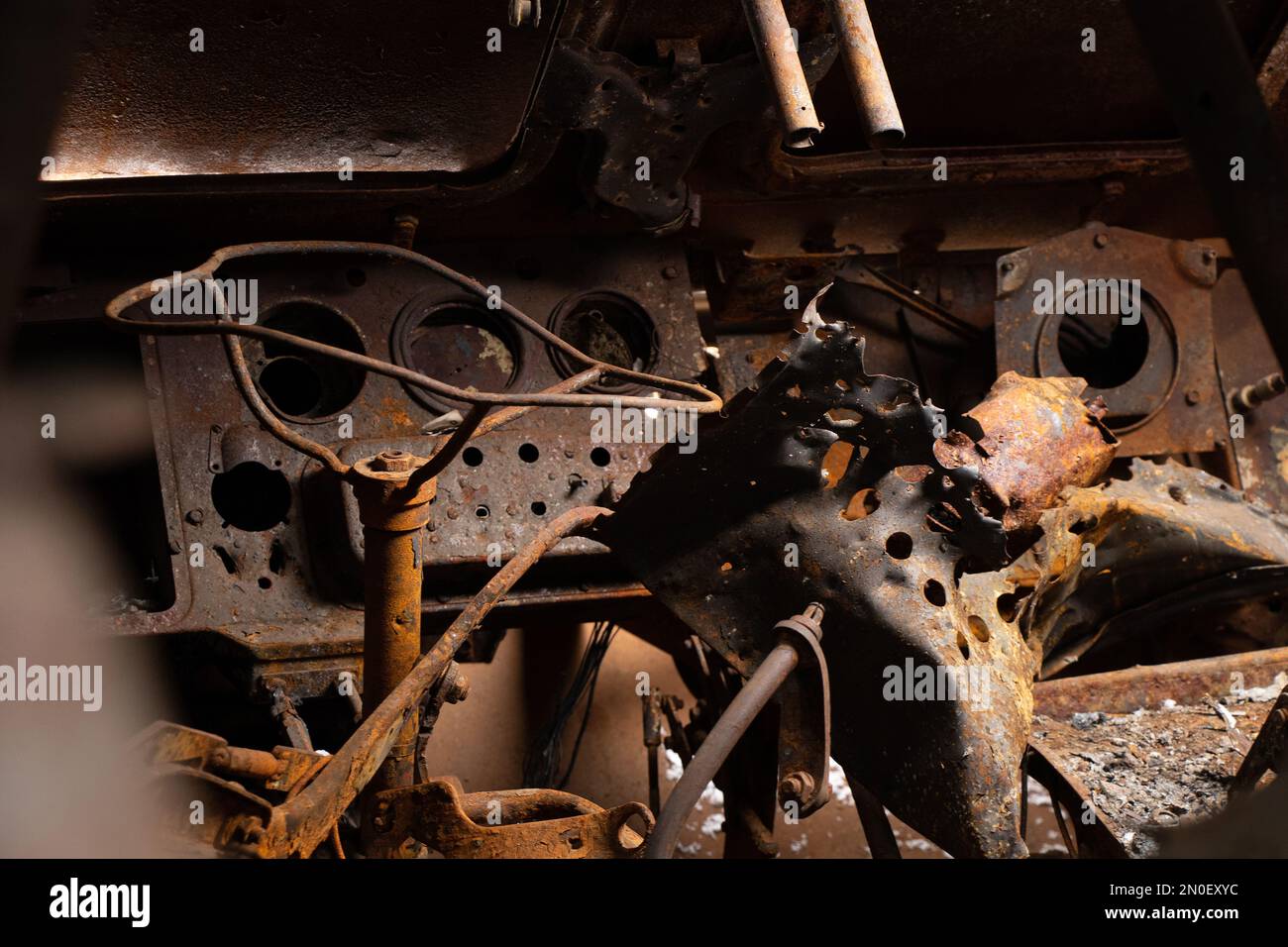 Army tank inside hi-res stock photography and images - Alamy