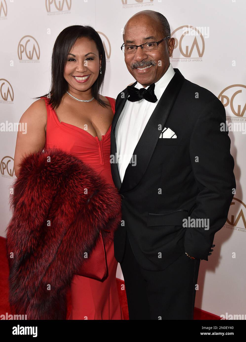 Edward T. Welburn, right, and Jessie Elliott arrive at the 27th annual ...