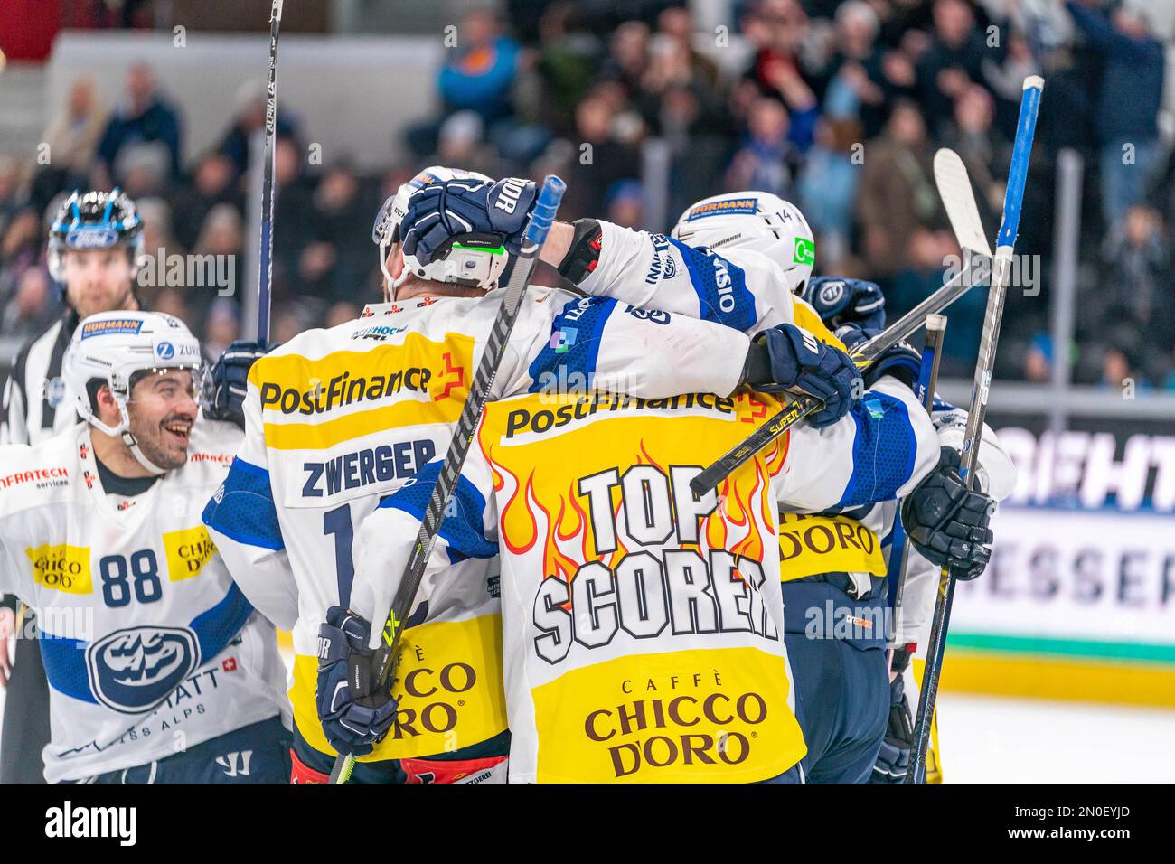 February 5th, 2023, Zurich, Swiss Life Arena, NL: ZSC Lions - HC Ambri ...