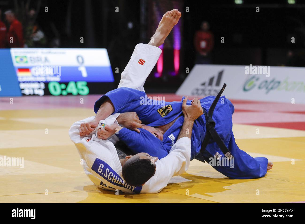 Timo Cavelius (GER) won against Guilherme Schmidt (BRA) during the ...