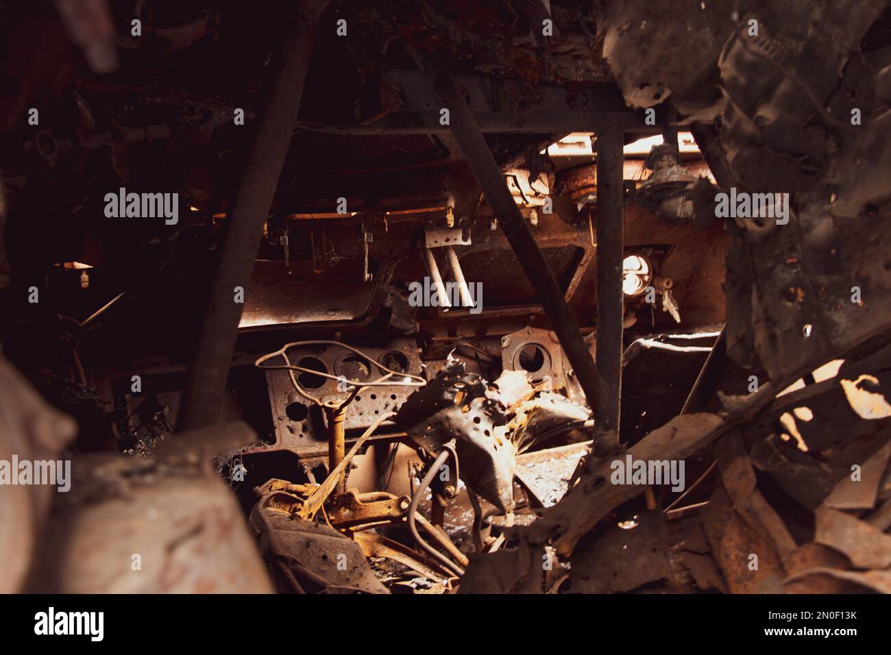 Army tank inside hi-res stock photography and images - Alamy