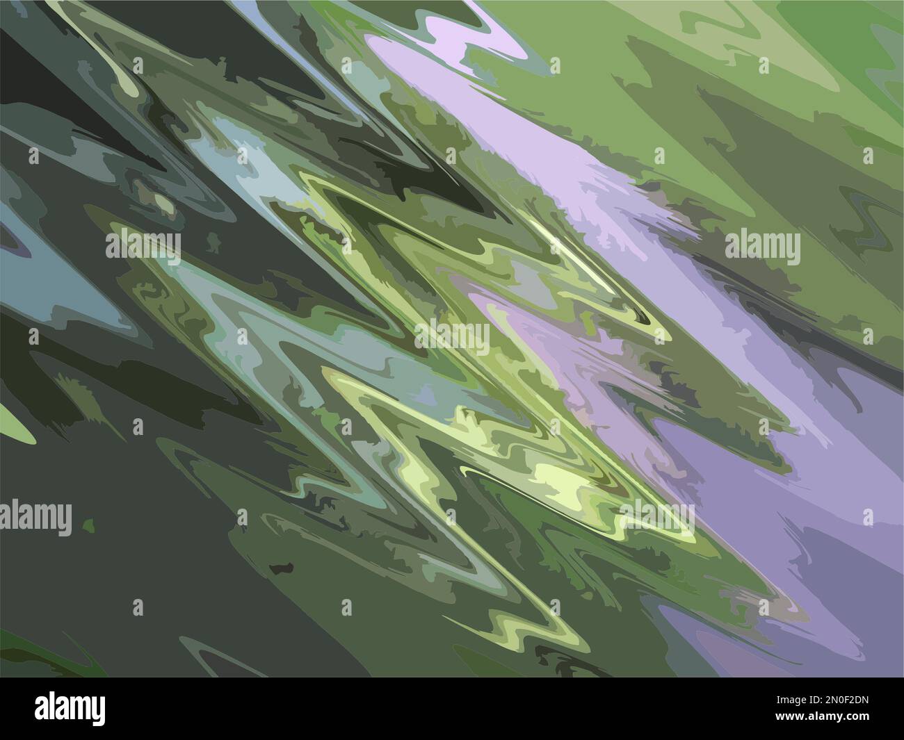 Beautiful wavy diagonal bursts in green-purple key - forest motifs ...
