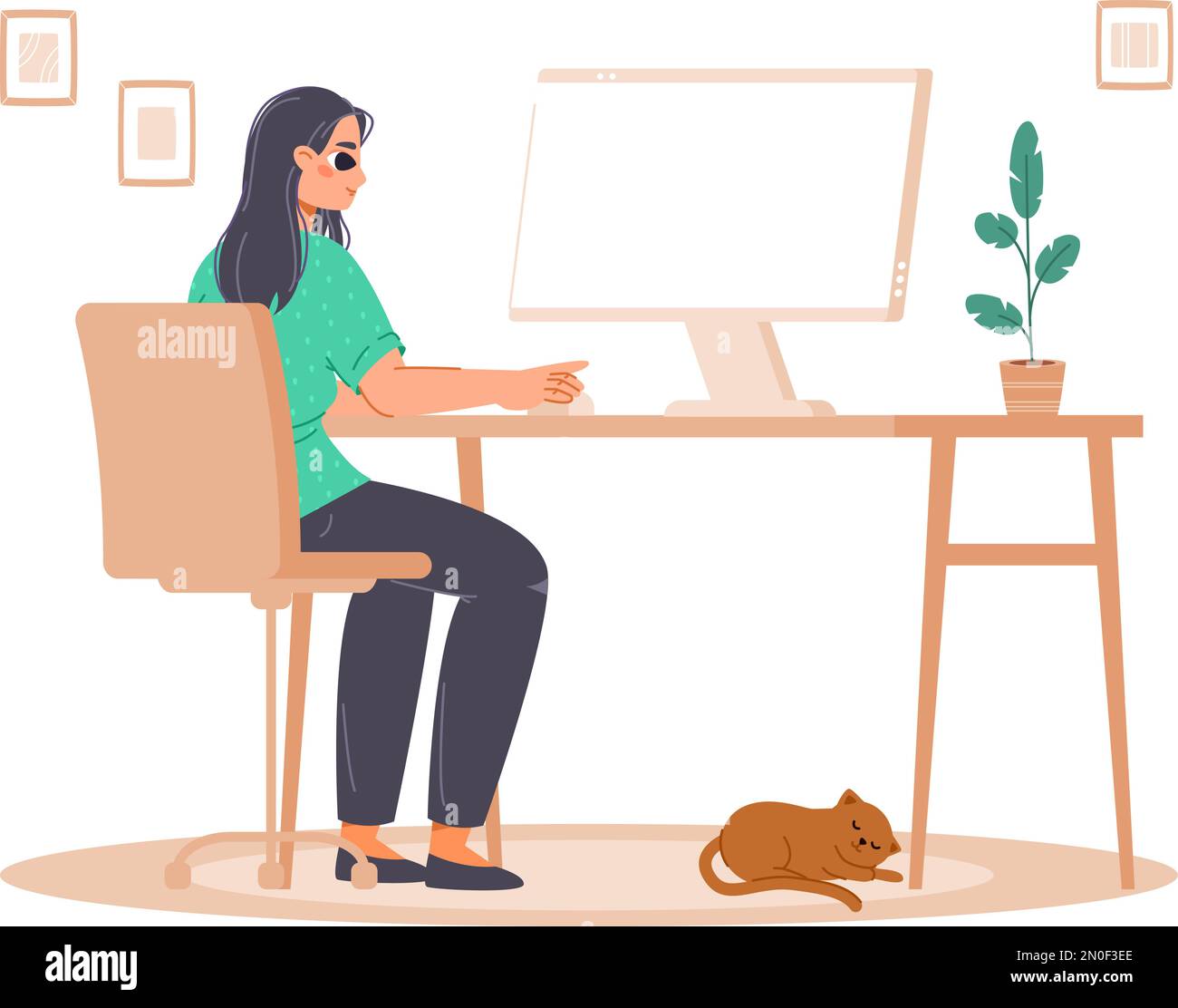 Teenager at blank computer monitor. Gamer or young programmer, digital ... Teenager at blank computer monitor. Gamer or young programmer, digital ...