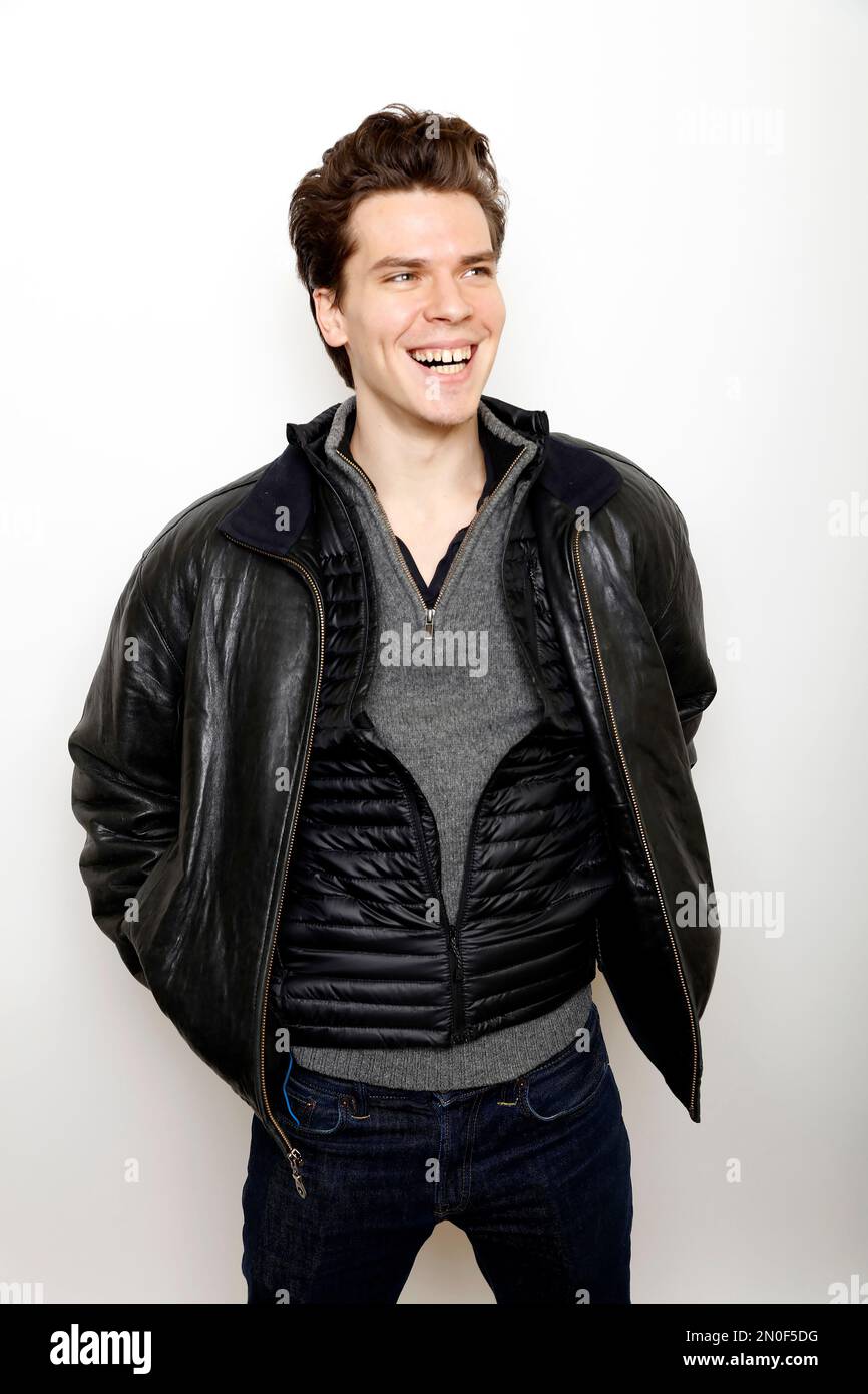 Actor Gus Halper poses for a portrait to promote the film, "Goat", at ...