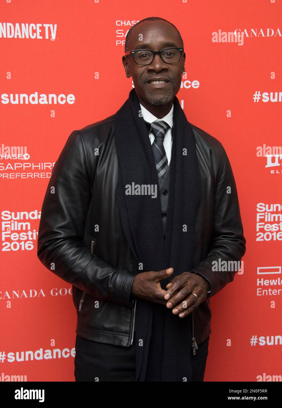 Co-Writer/Director/Actor Don Cheadle poses at the premiere of "Miles ...