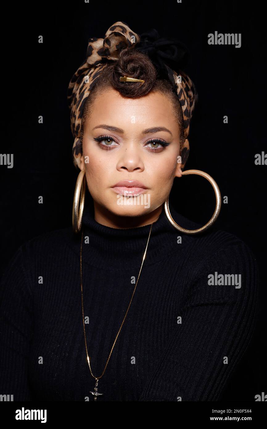 Singer Andra Day poses at the Toyota Mirai Music Lodge during the ...